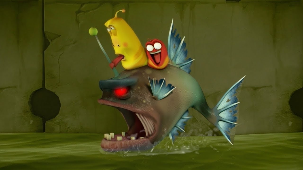 LARVA - stor fisk | Tecknad film för barn | LARVA Official - YouTube