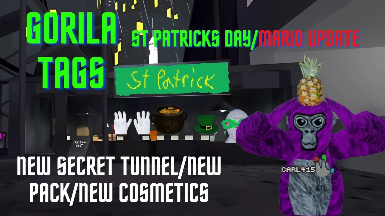 GORILLA TAGS NEW ST PATRICKS DAY UPDATE#GORILLA TAG#FUNNY - YouTube