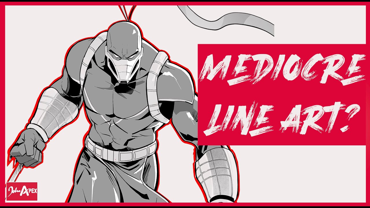 HOW TO DRAW BETTER LINE ART - YouTube