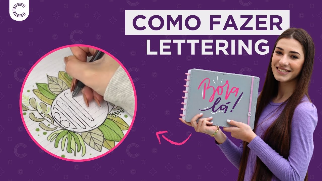 O Caderno que te ensina Lettering!!! - YouTube