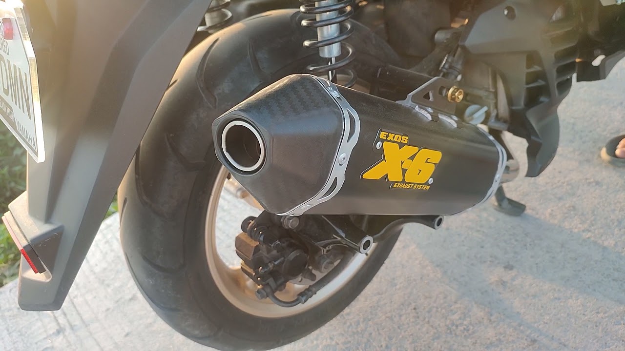 Exos X-6 Nmax V2 Pipe Sound Check - YouTube