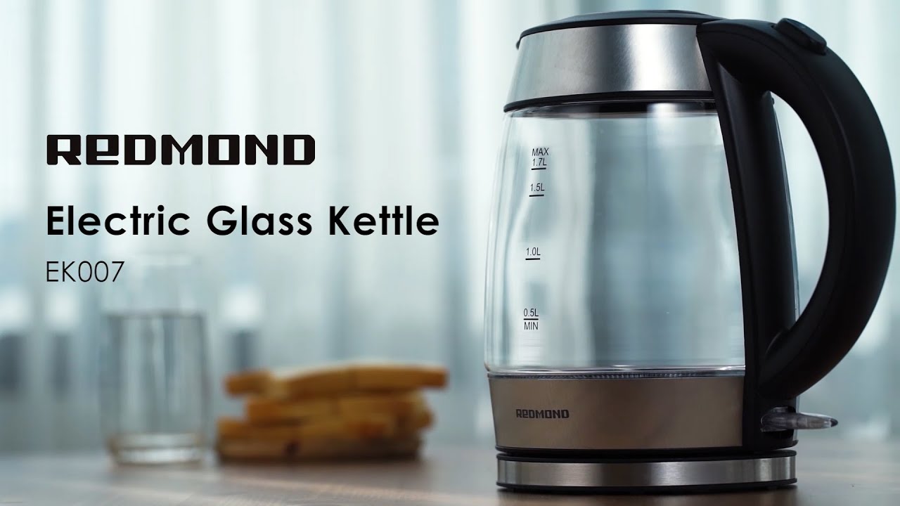 Redmond Glass Kettle EK007 - YouTube