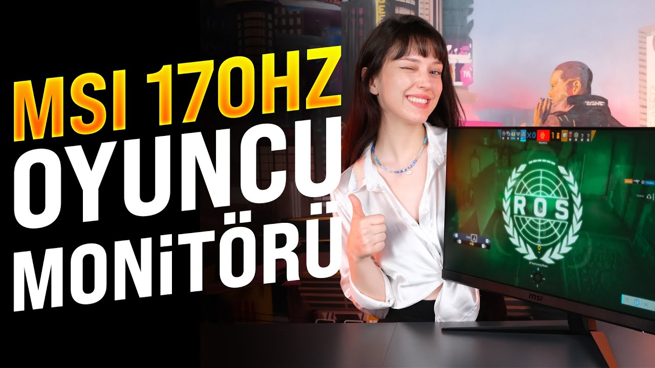 MSI 23.8" G2412 170Hz 1ms HDMI DP FreeSync Premium FHD IPS Gaming Monitör | ITOPYA