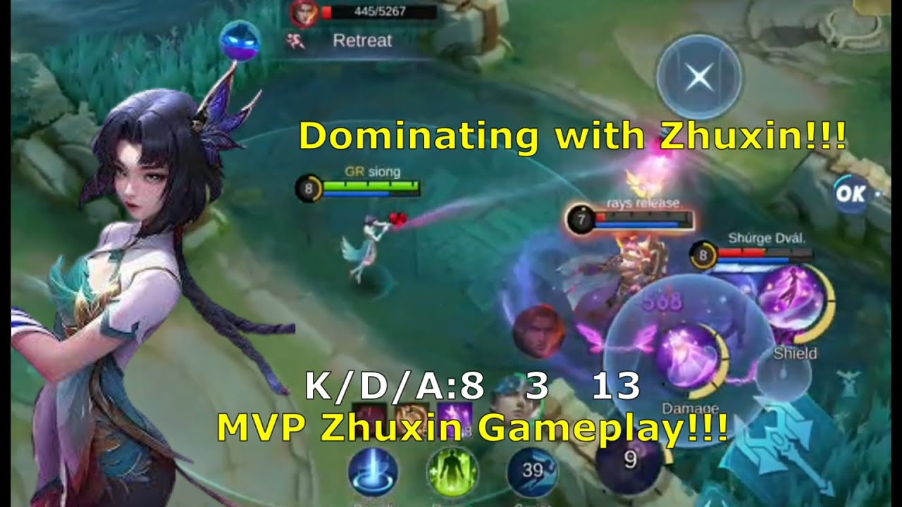 Dominating With Zhuxin!!! Mobile Legends:Bang Bang Zhuxin Gameplay ...
