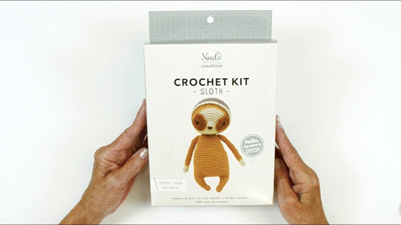 Crochet Sloth Kit (Speedy) - YouTube
