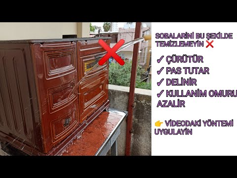 Kömür sobası nasıl temizlenir wood stove