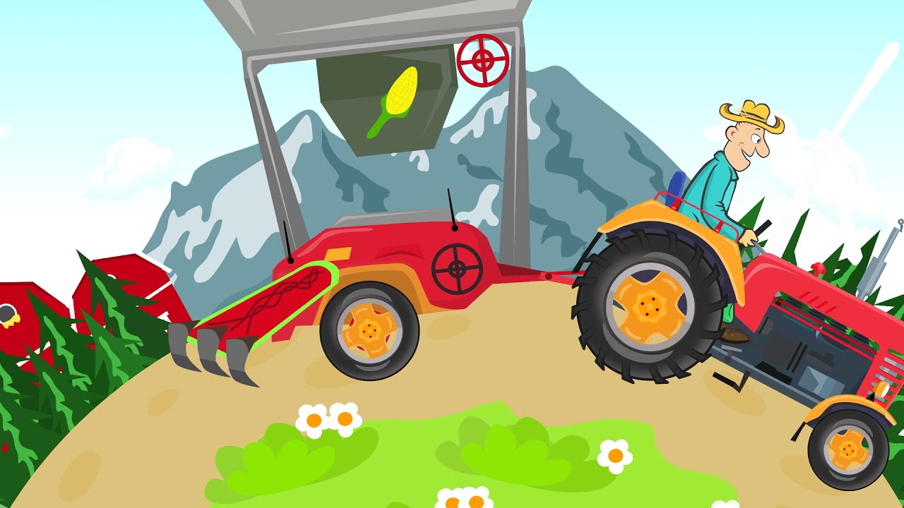 Enchanted Tractor and Round Farm - Amazing Tractor Animation - YouTube