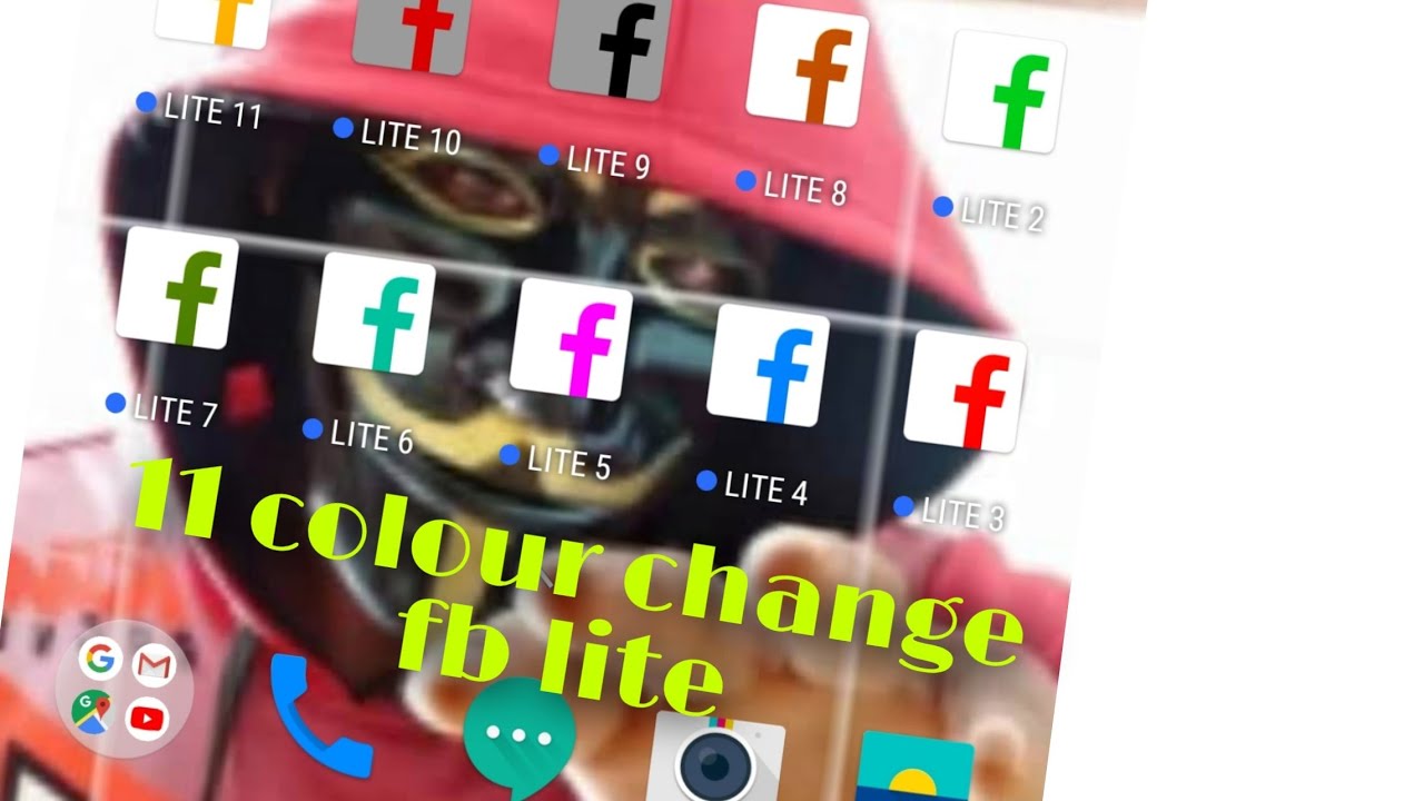 colour change fb lite - YouTube