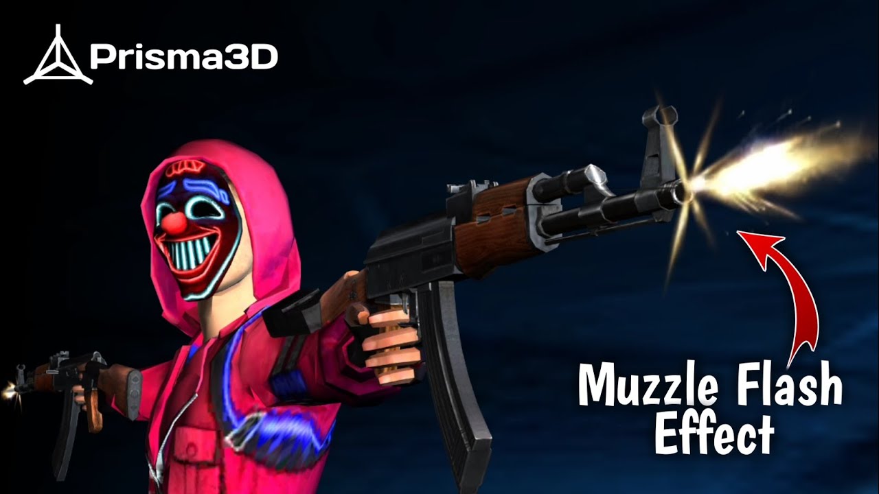 Prisma3D VFX - Muzzle Flash Effect Tutorial - YouTube