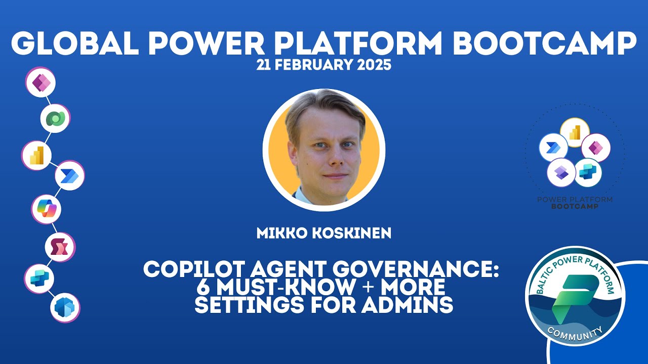 Copilot Agent Governance: 6 Must-Know + More Settings for Admins - YouTube