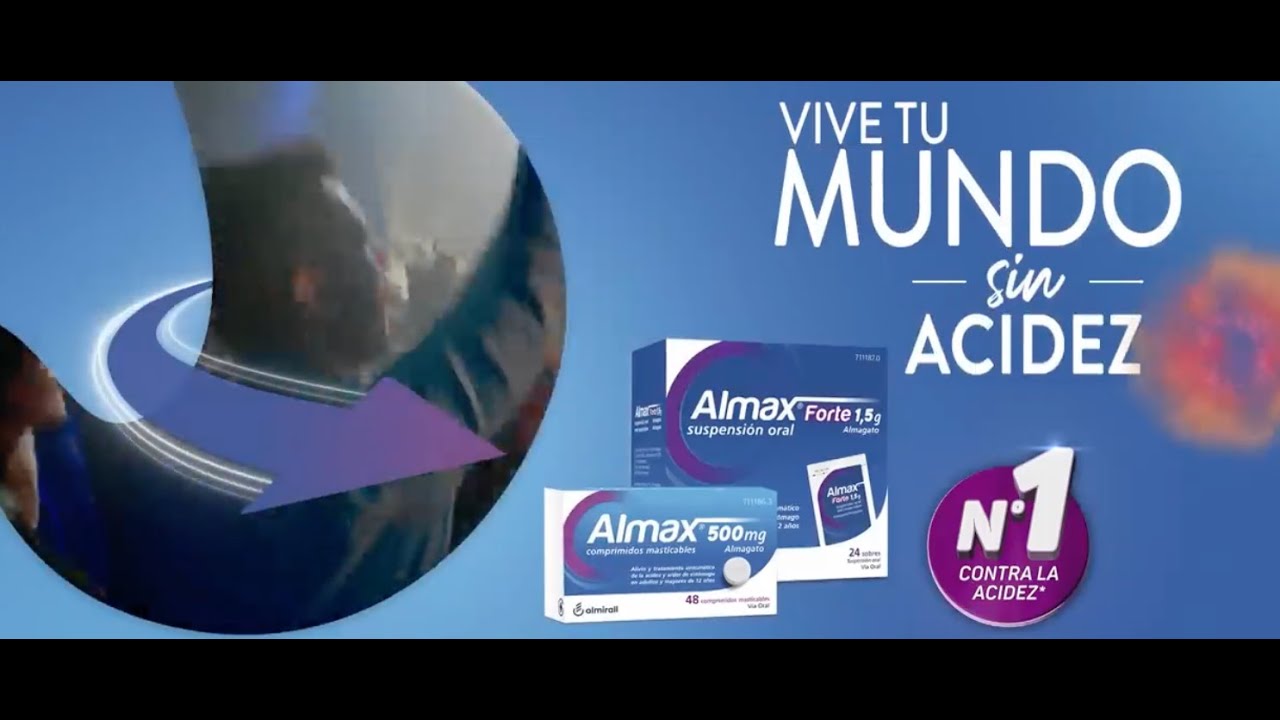Almax "Vive tu mundo sin acidez" - anuncio en español (20') - YouTube