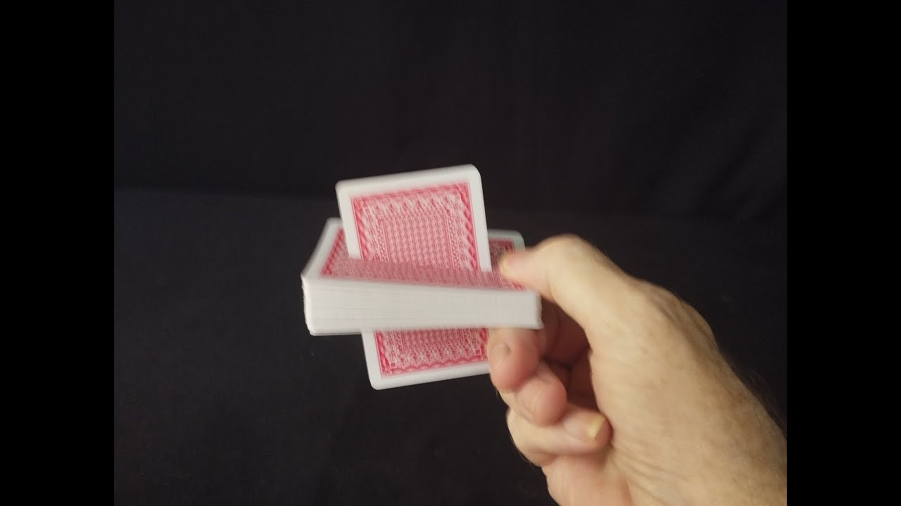 Card through deck magic trick revealed & how to make. - YouTube