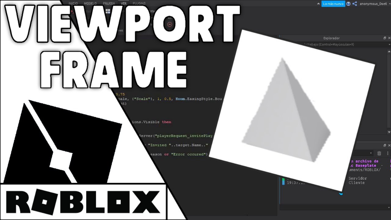 VIEWPORTFRAME EN ROBLOX | OBJETOS EN FRAMES | CURSO GUIs EN ROBLOX ...
