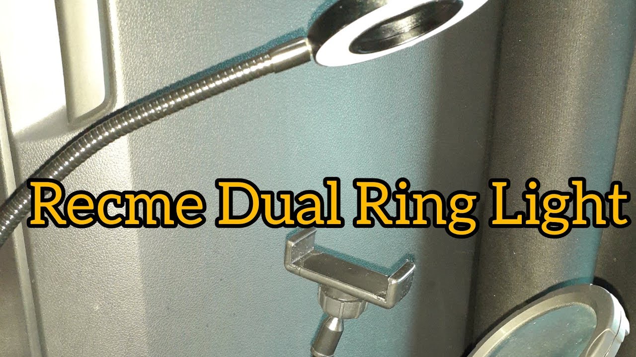 Unboxing a Recme Dual Ring Light - YouTube