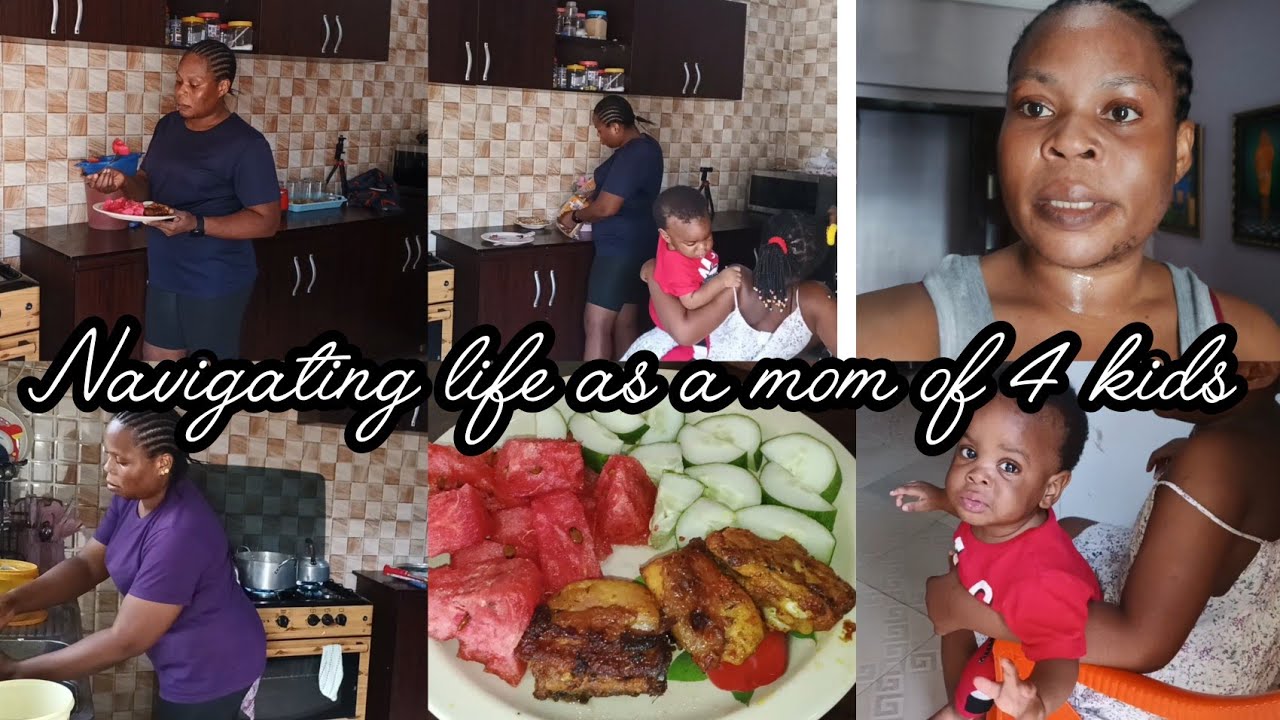 A busy and productive day in the life of a stay at home mom of 4 kids ...