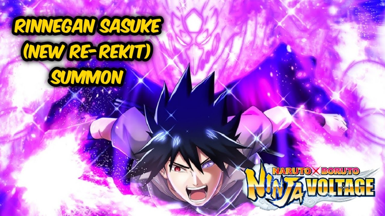 Rinnegan Sasuke (New Re-Rekit) Summon + Moveset Showcase Naruto X ...