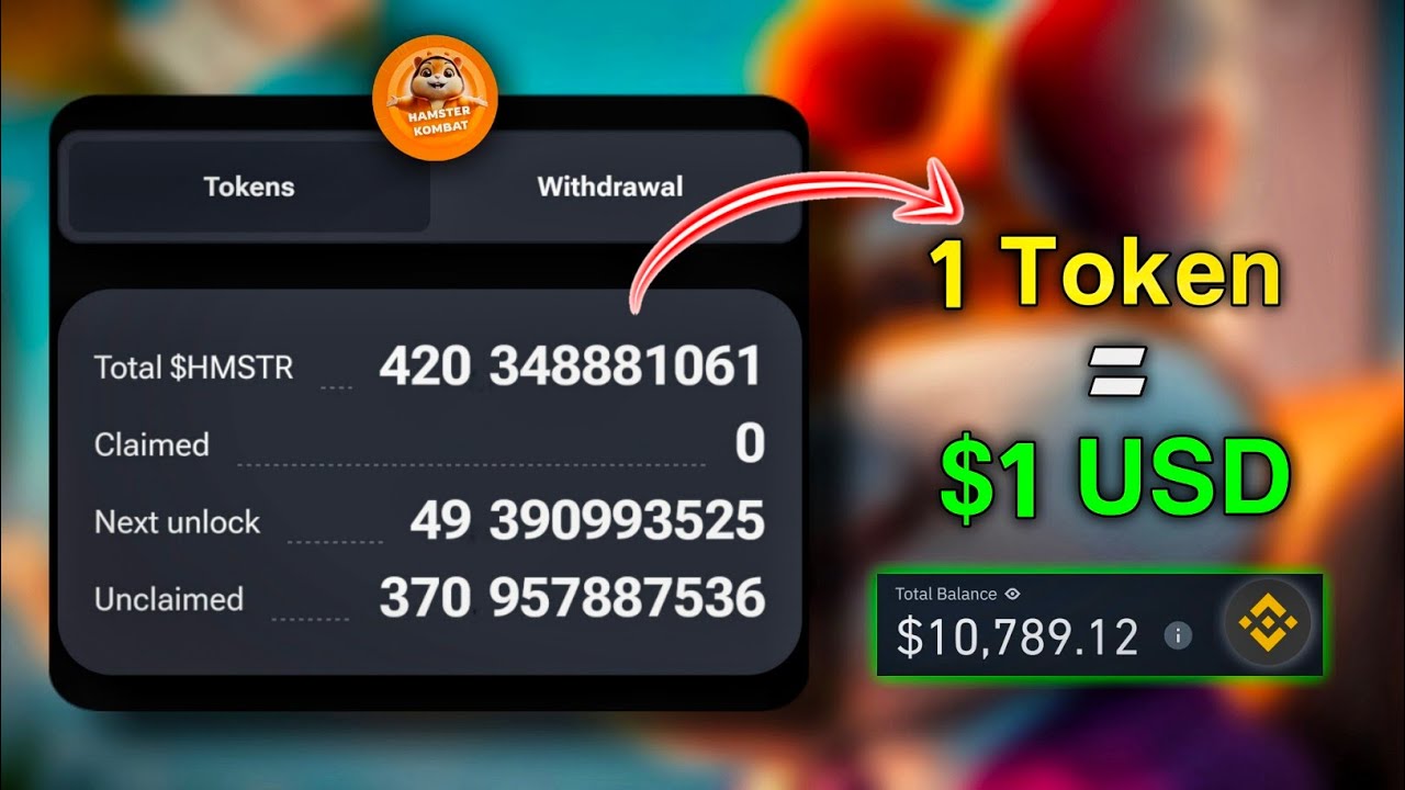 Hamster Kombat 1 Token Price | Hamster Kombat Kitne Token Pe Kitna ...