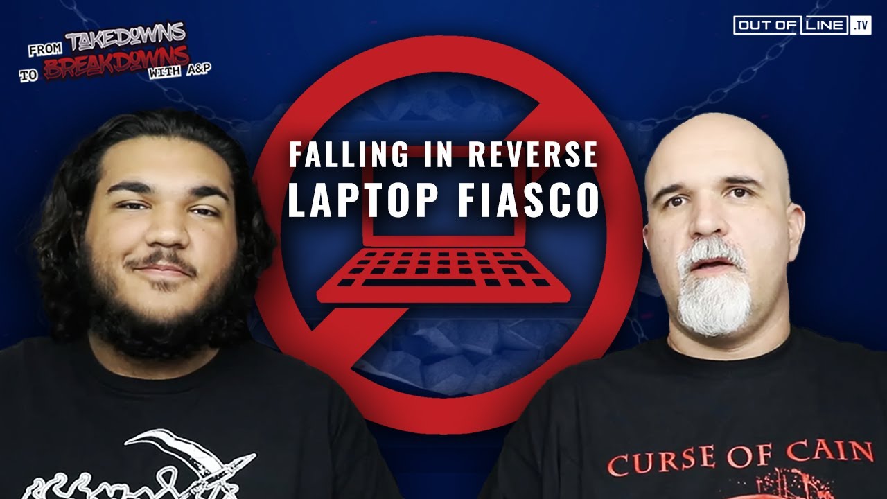 Falling In Reverse Laptop Fiasco - From Takedowns To Breakdowns - YouTube
