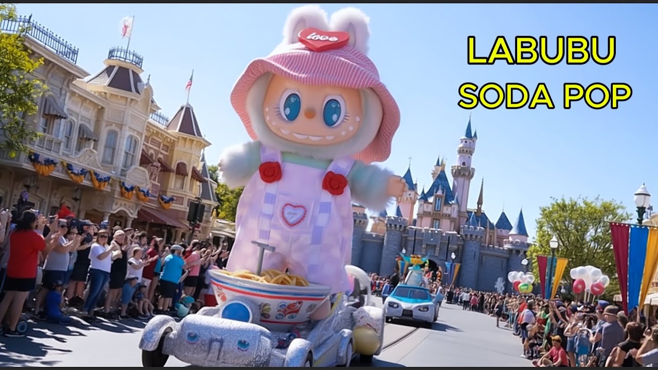 Labubu Shine in the Disneyland Day Parade. Soda pop. - YouTube