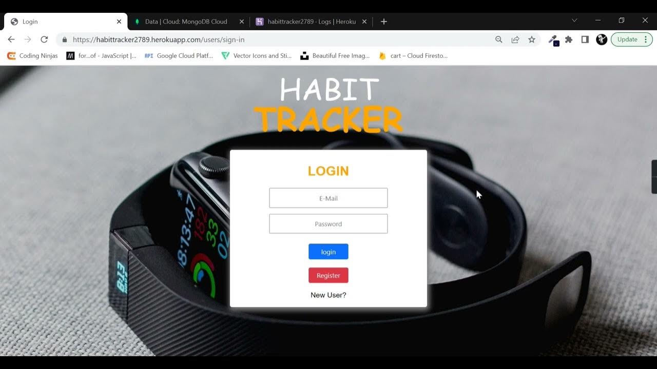 Habit_Tracker Using Node js - YouTube