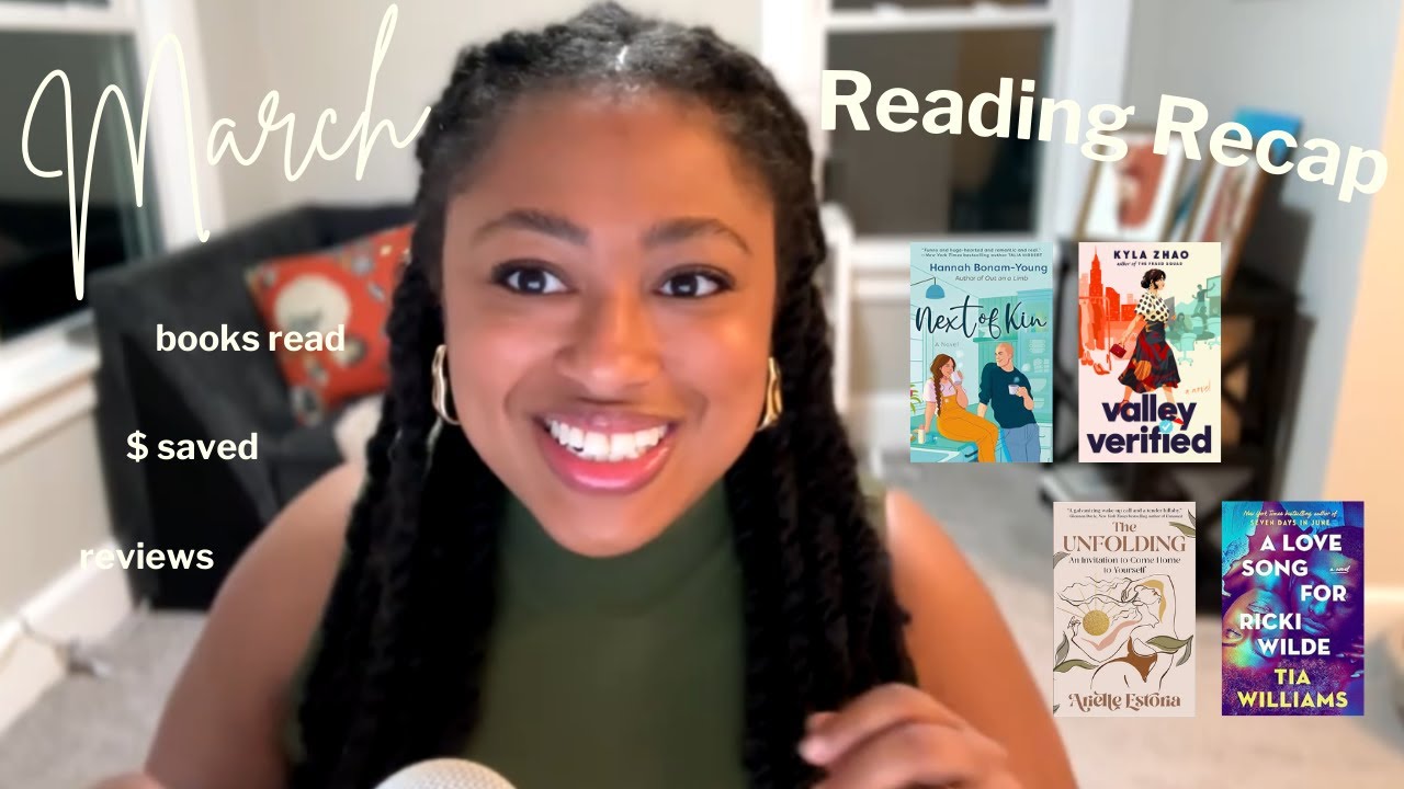march 2024 reading recap - YouTube