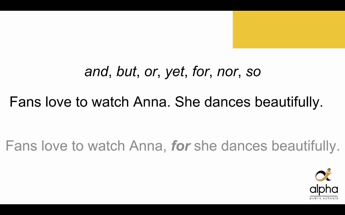 Mnemonic for conjunctions - YouTube