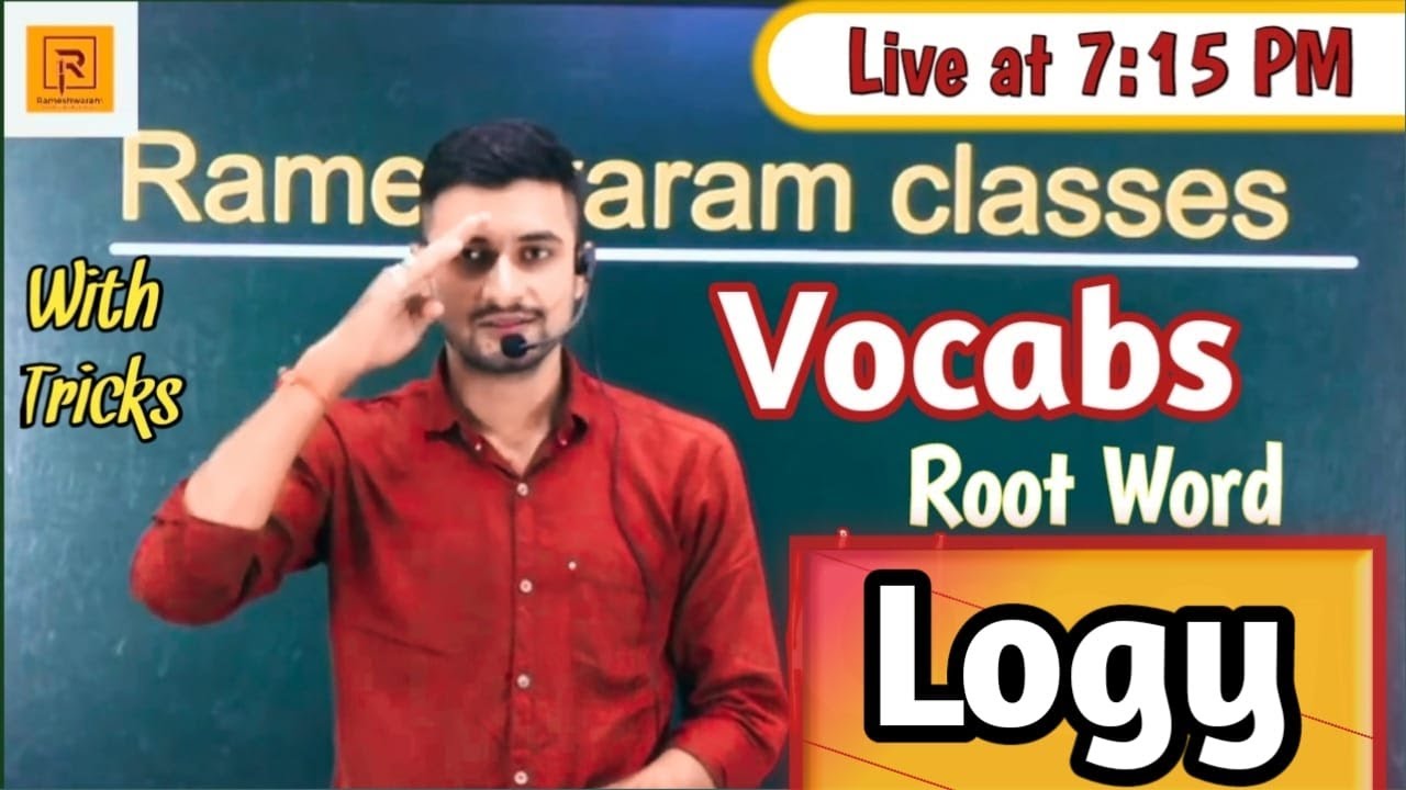 Episode - 04 || Root Word vocabulary || Logy/ विज्ञान || by Shanu Sir # ...