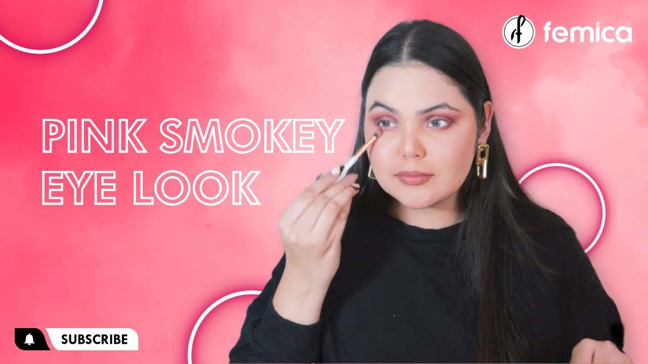 Glam Pink Smokey Eye Makeup Tutorial | Smokey Eyeshadow | Femica - YouTube