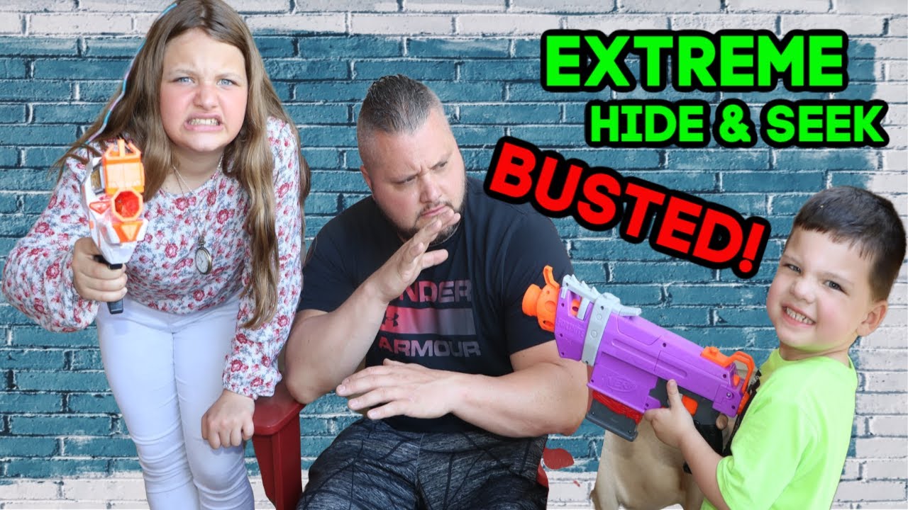 FAMILY FUN EXTREME HIDE and SEEK! STUCK AT HOME Challenges for Families ...