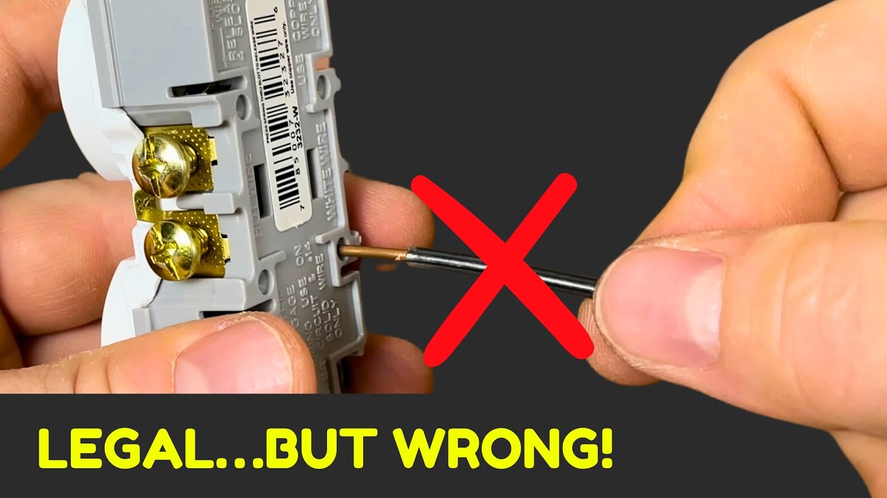 Electrical 101: Wire an OUTLET | Make a PERFECT J-Hook! - YouTube