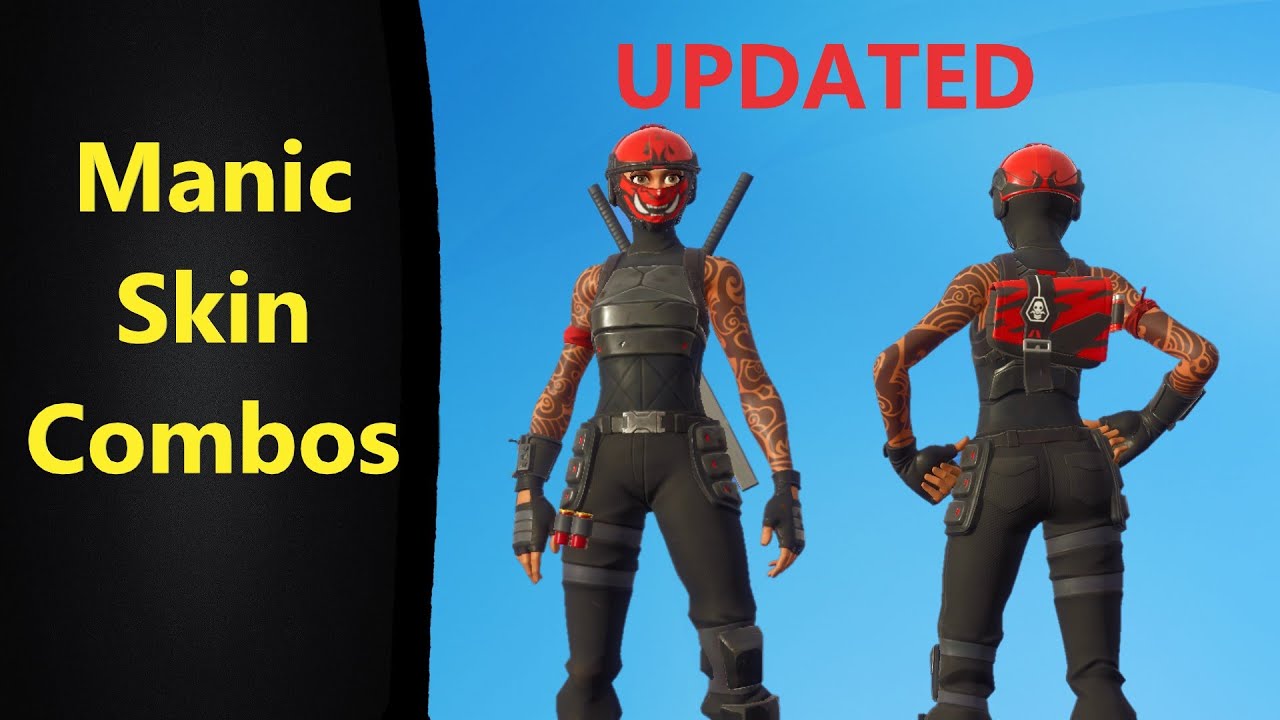 *UPDATED* Manic Skin Combos in Fortnite - YouTube