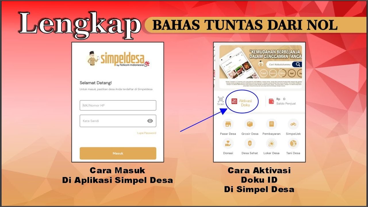 Cara Login di Simpel Desa dan Cara Aktivasi Doku ID di Simpel Desa ...