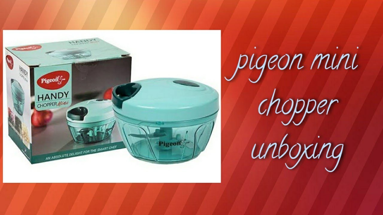 Pigeon mini chopper unboxing - YouTube