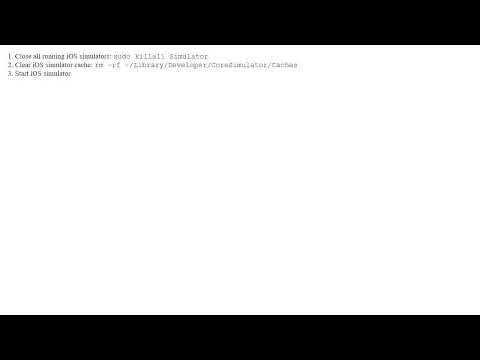 Flutter: Xcode error "Unable to boot the Simulator" - YouTube