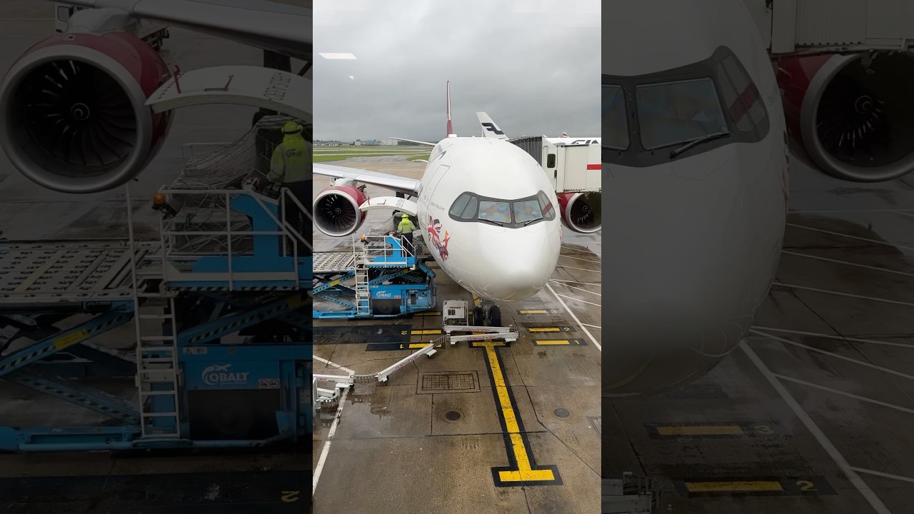 Our Plane ‘Ruby Rebel’ with Virgin Atlantic is Prepped for Flight ...