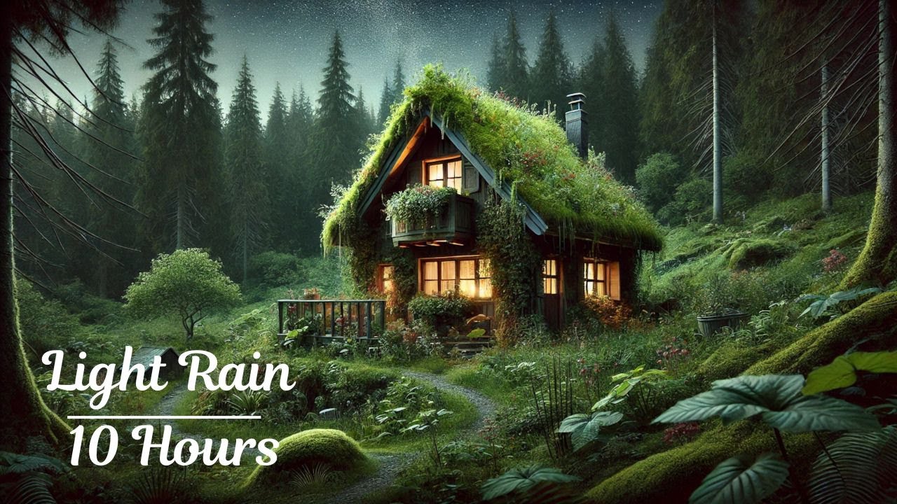 Light Rain Sounds Perfect for Sleep, Study, and Focus - YouTube