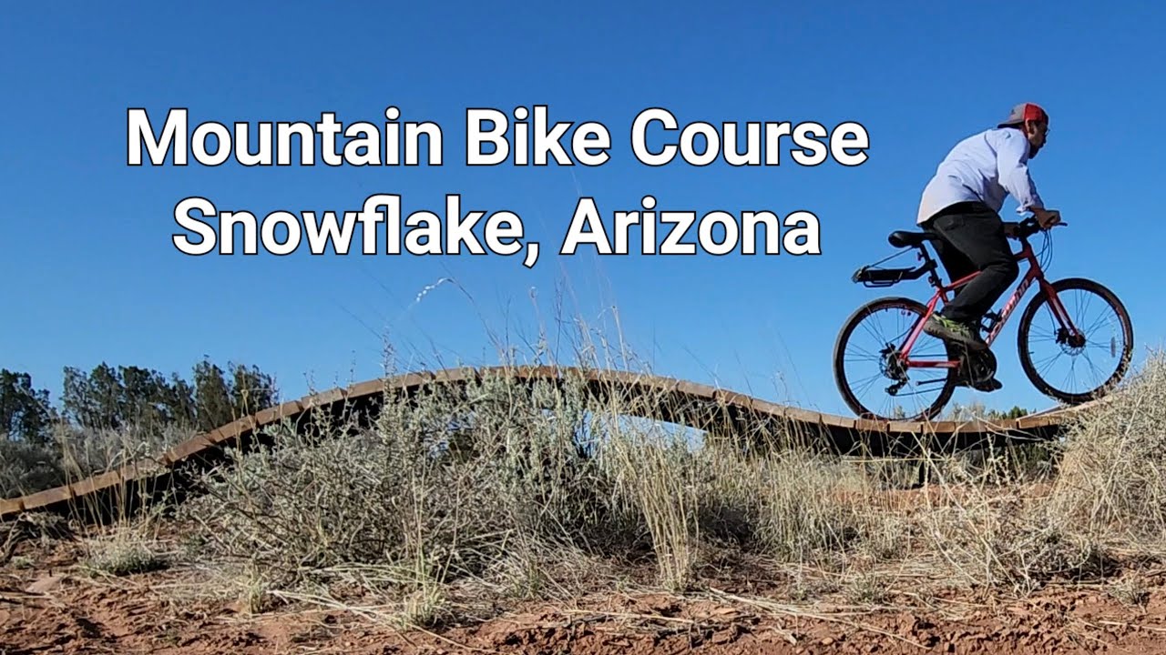 Mountain Bike Course near Snowflake Arizona - YouTube