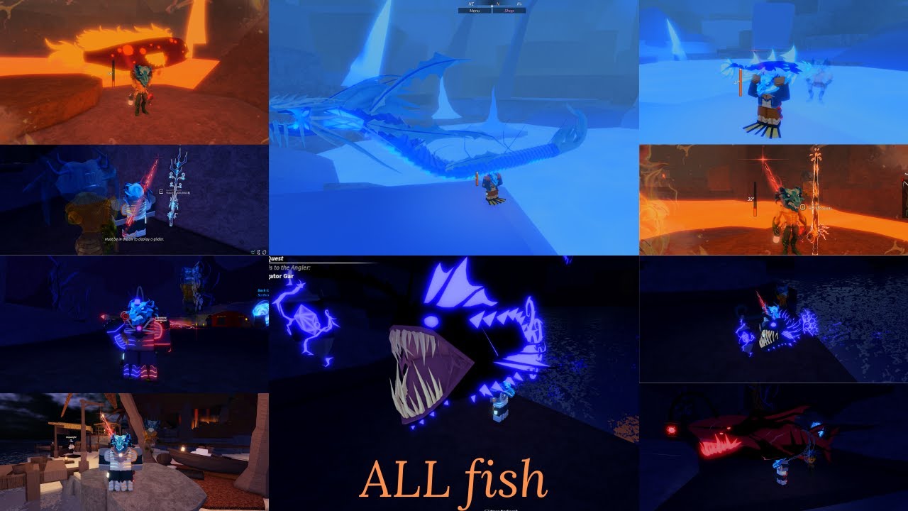 I caught all the fish of the new update. Fish (🐋MARIANA) - YouTube