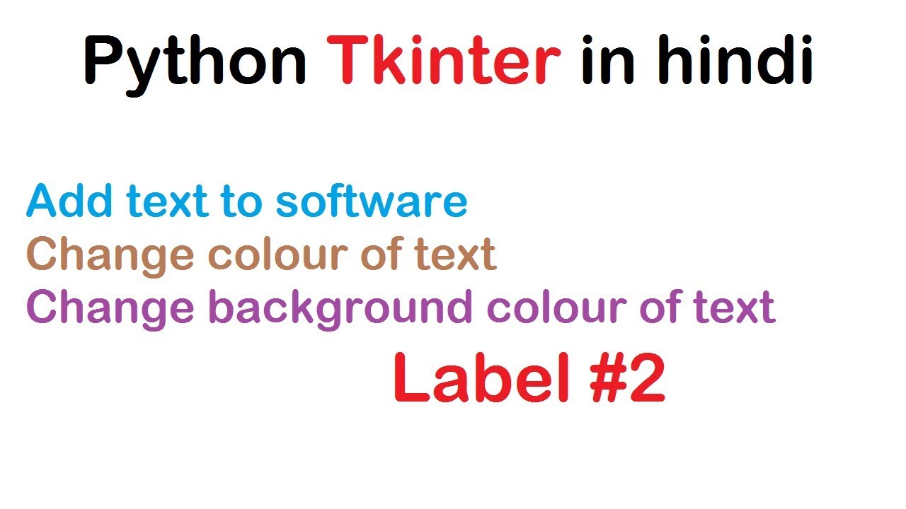 How To Add Gui In Python Programhow To Add Text In Python Tkinter 7849