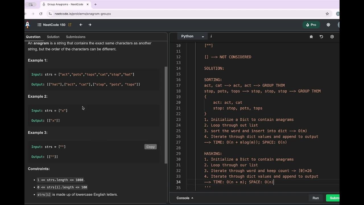 NeetCode 150: Group Anagrams - YouTube