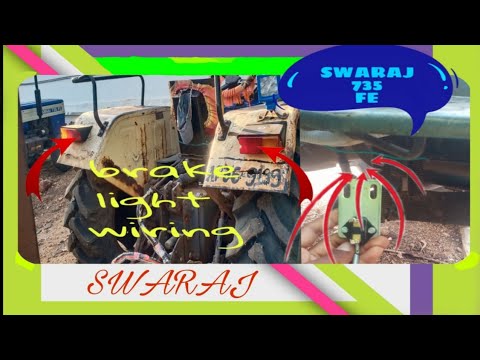 installing the brake kit in tractor brake light 🚜 - YouTube