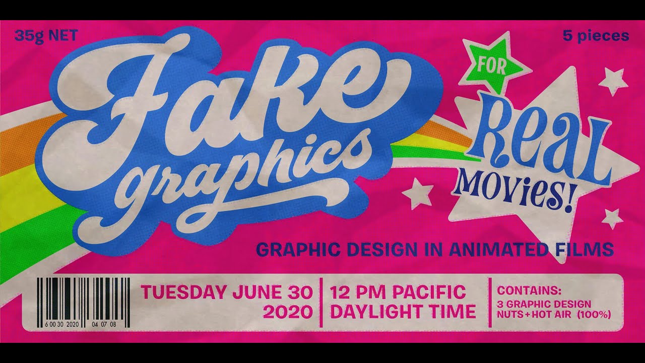 Fake Graphics for Real Movies Graphic Design in Animated Films - YouTube