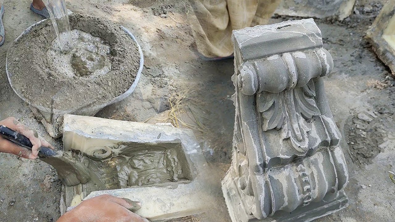Unbelievable Technique of making cement brackets | Cement Craft Ideas ...