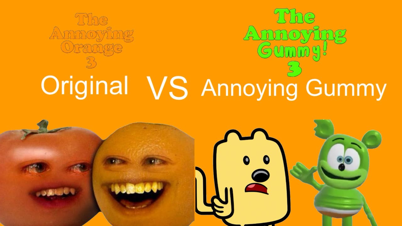 2014 The Annoying Orange 3: TOE-MAY-TOE Original VS Annoying Gummy ...