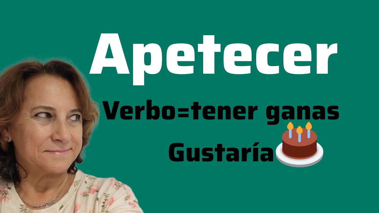 #delea2 #verbosespañoles #APETECER - YouTube