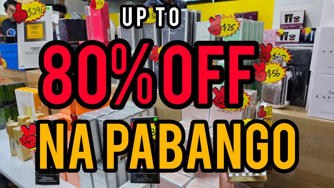 SEASONAL SALE NG MGA PABANGO DITO SA SINGAPORE - YouTube