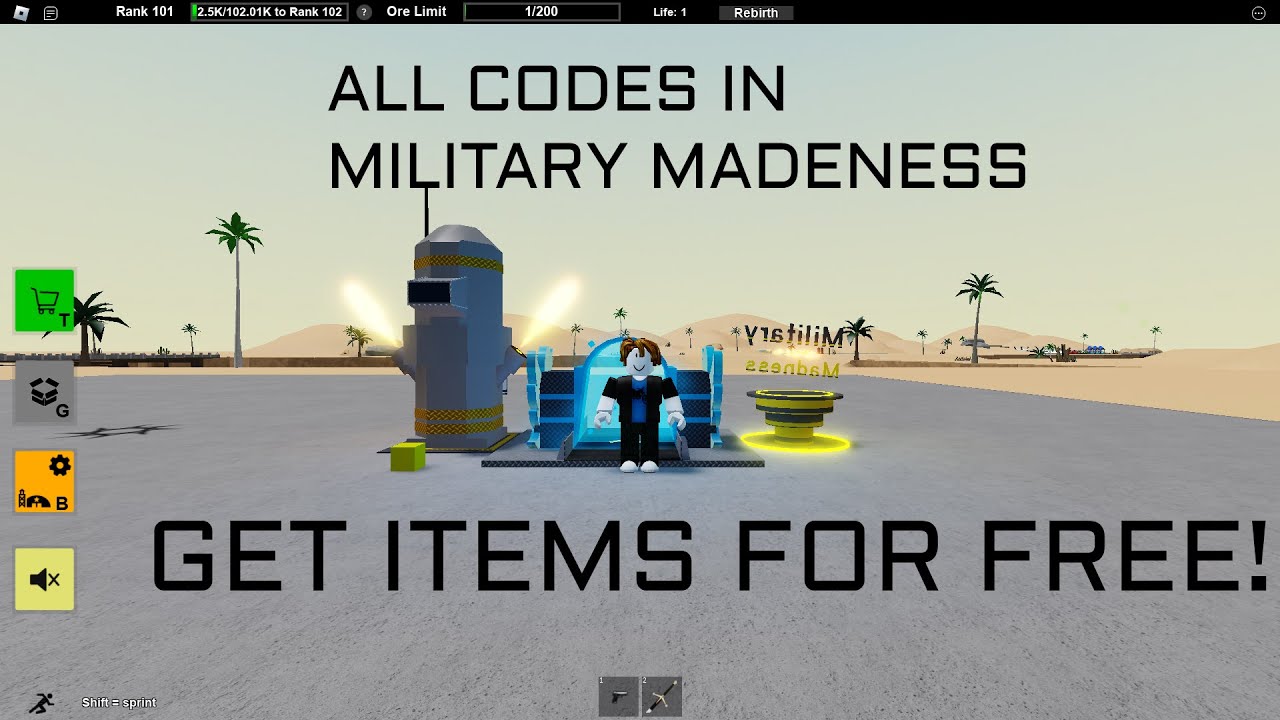 Every Military ⚔ Madness Codes! (WORKING!) - YouTube