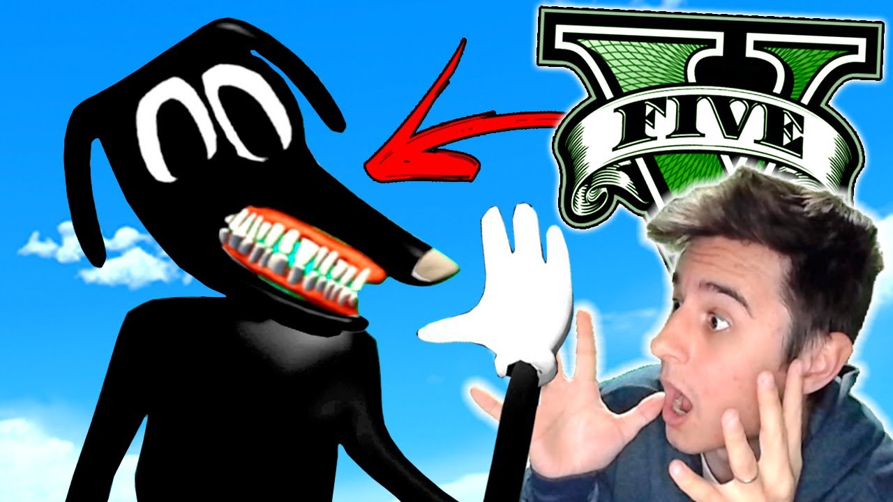 ENCONTREI o CARTOON DOG no GTA 5 ! - YouTube