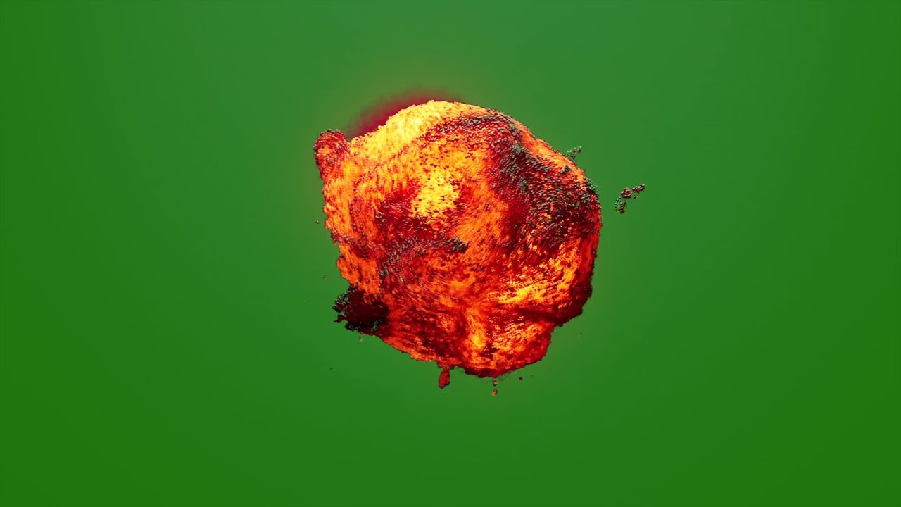 Blast Effect green screen | Fire Explosion effect | Fire ball chroma ...