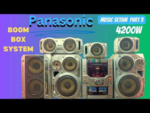 Full video Part 3 Panasonic DVD system Boom Box 4200w Twin subwoofer ...